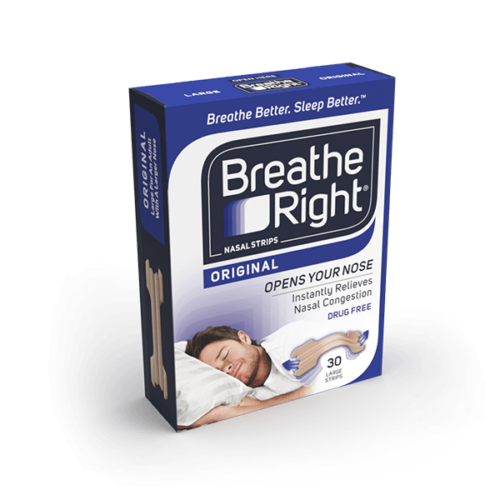 Breathe Right® Nasal Strips - Original beige colour
